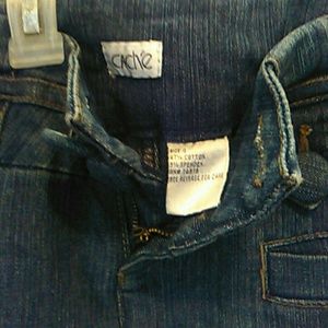 Cache | Pants & Jumpsuits | Cache Dark Wash Denim Capri | Poshmark